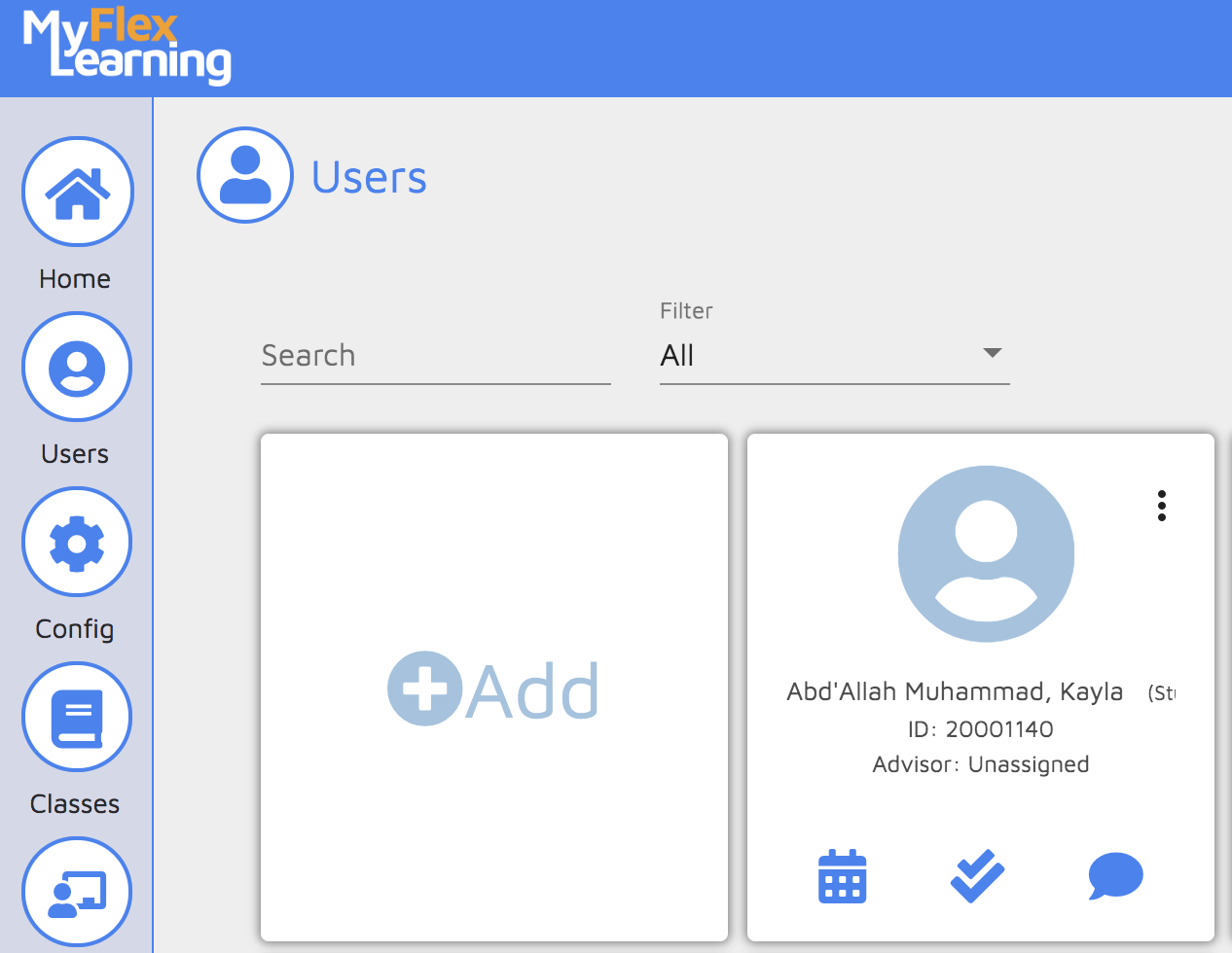 How to create a user – MyFlexLearning