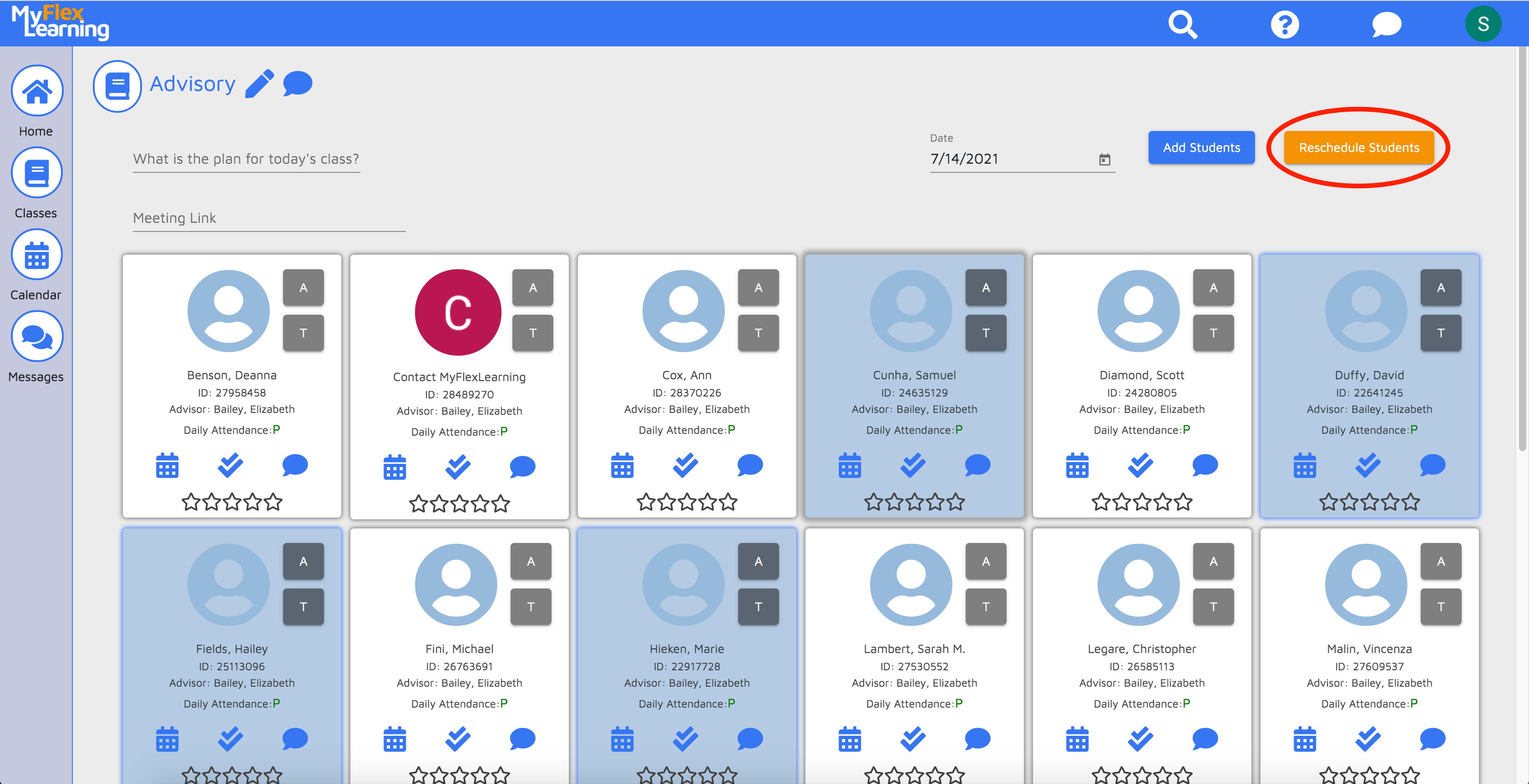 How to Schedule a Student (Pull) – MyFlexLearning